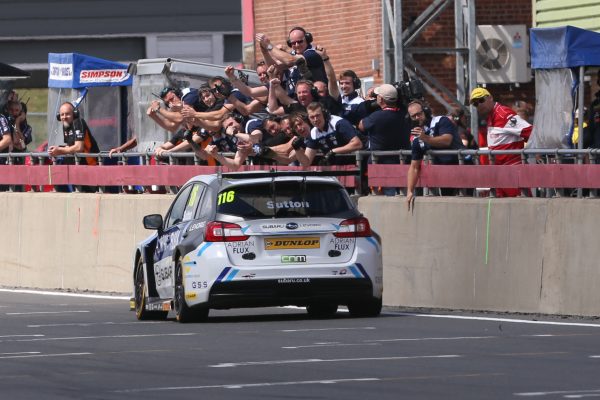 Subaru Star Sutton Wins Again • BTCC