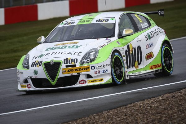 Rob Austin's Alfa Flies At Donington Park • BTCC