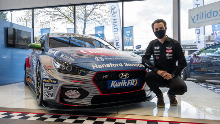 GINSTERS EXCELR8 WITH TRADEPRICECARS.COM UNVEILS 2021 HYUNDAI • BTCC