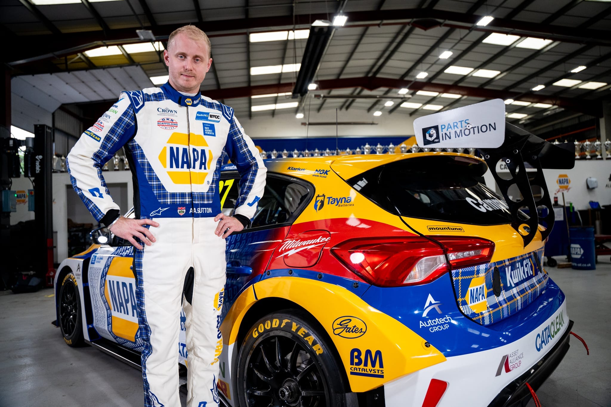 NAPA Racing UK Reveal New Livery In Support Of Race Against Dementia • BTCC