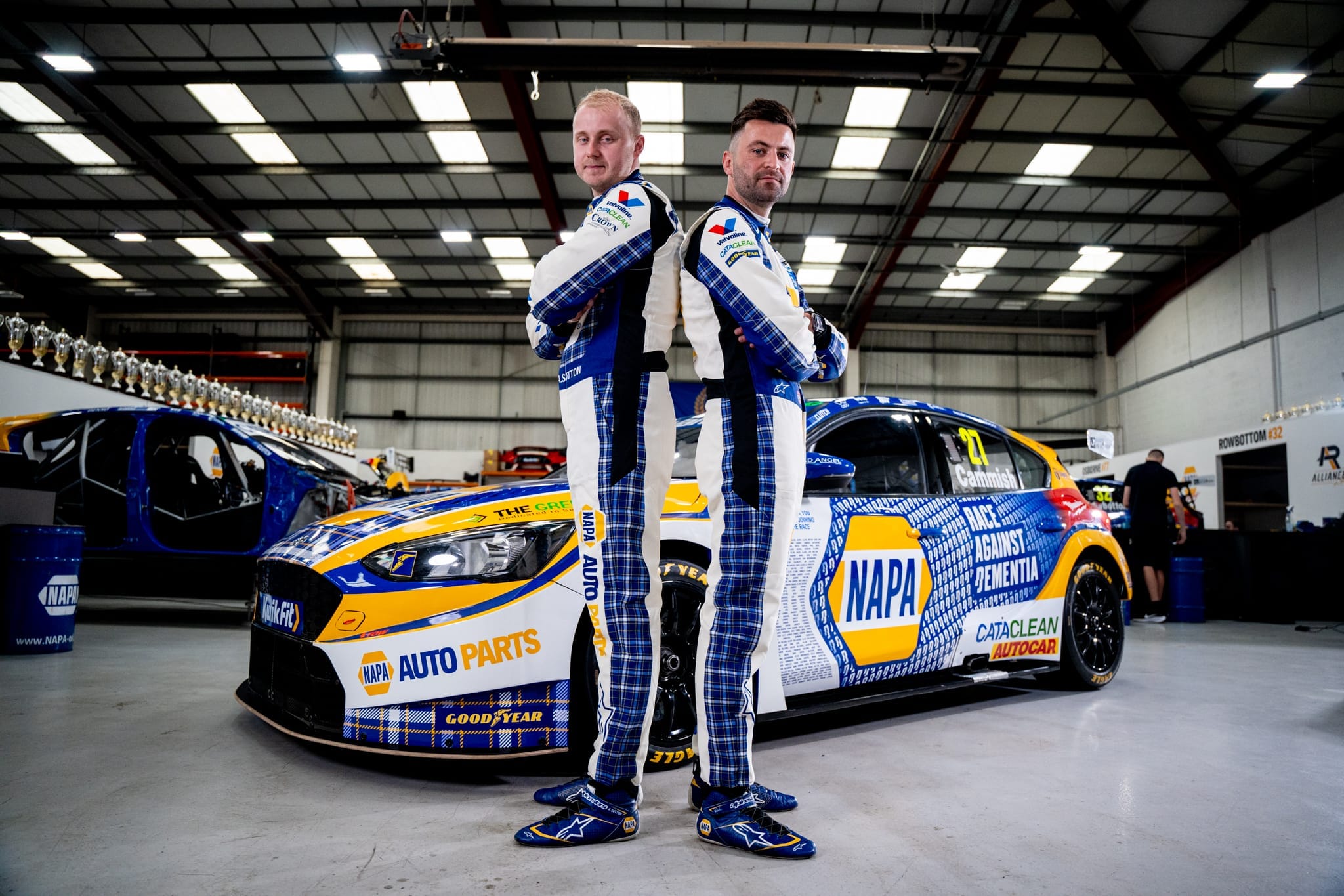 NAPA Racing UK Reveal New Livery In Support Of Race Against Dementia • BTCC