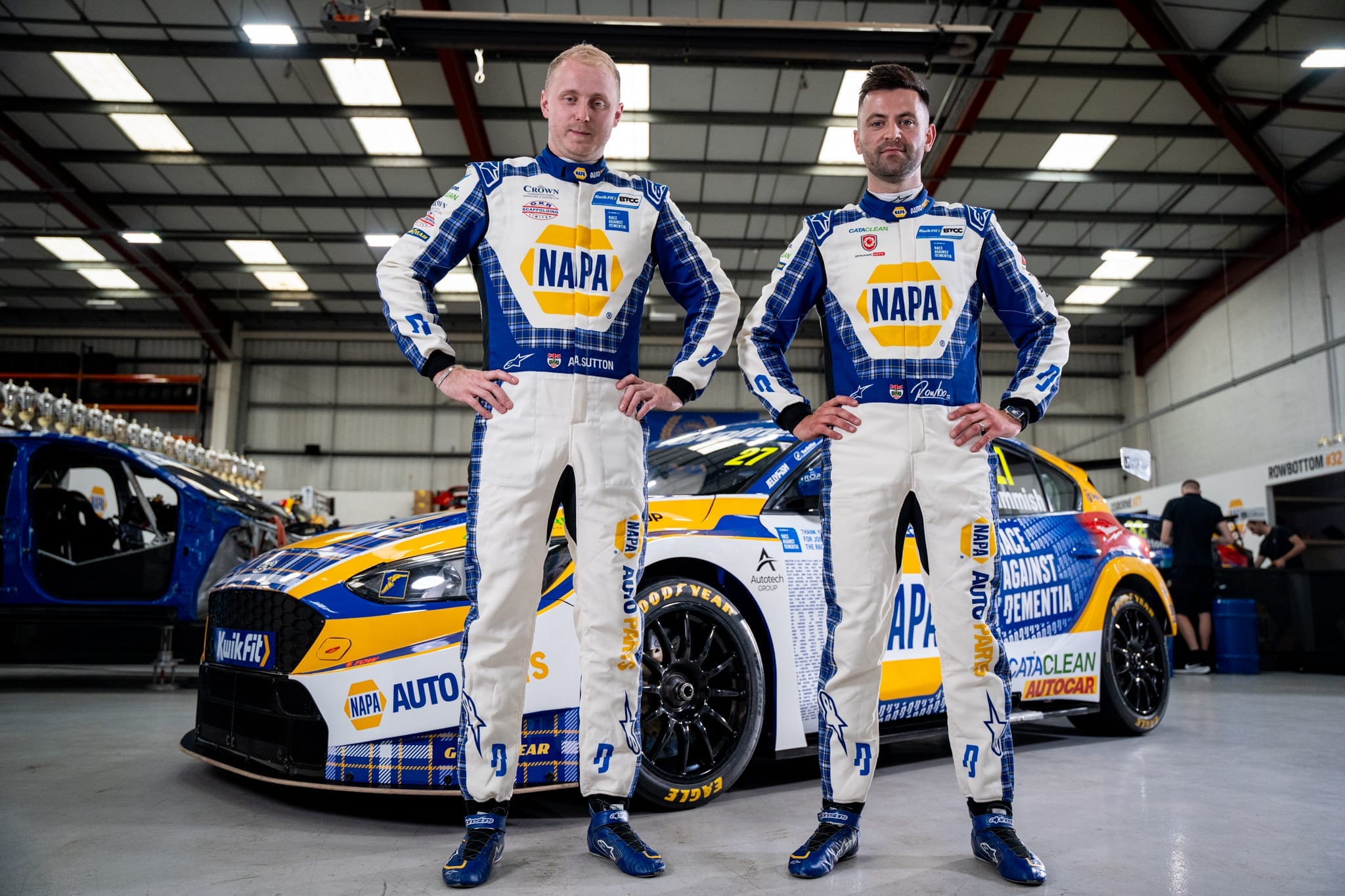 NAPA Racing UK Reveal New Livery In Support Of Race Against Dementia • BTCC