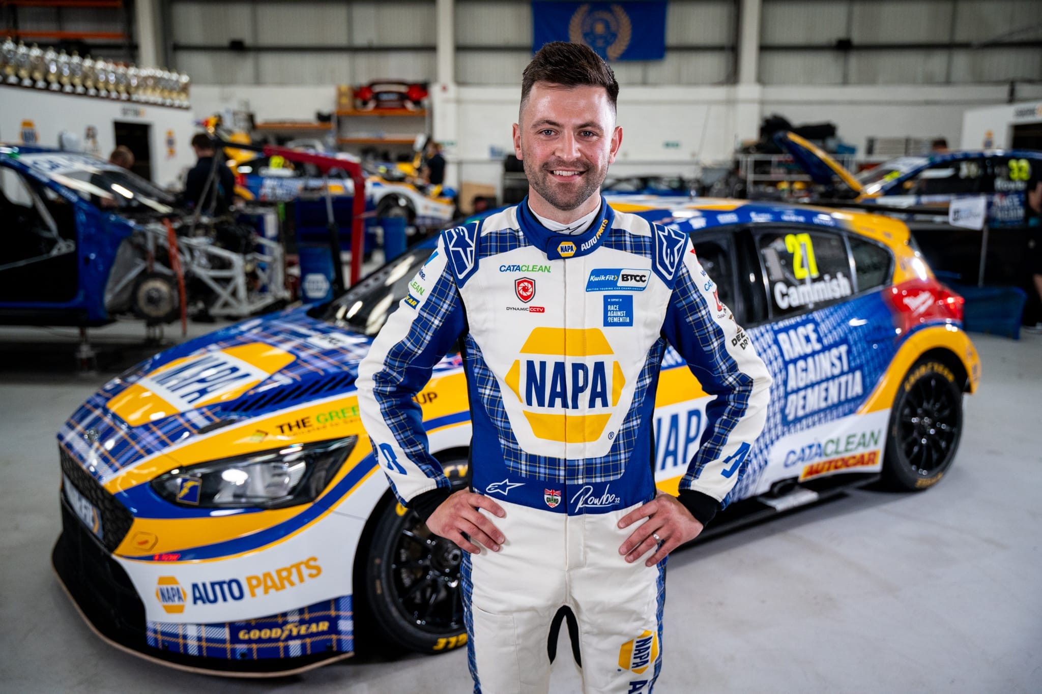 NAPA Racing UK Reveal New Livery In Support Of Race Against Dementia • BTCC
