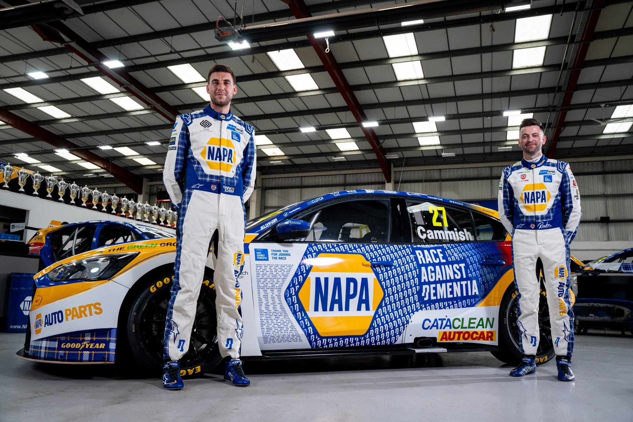 NAPA Racing UK Reveal New Livery In Support Of Race Against Dementia • BTCC