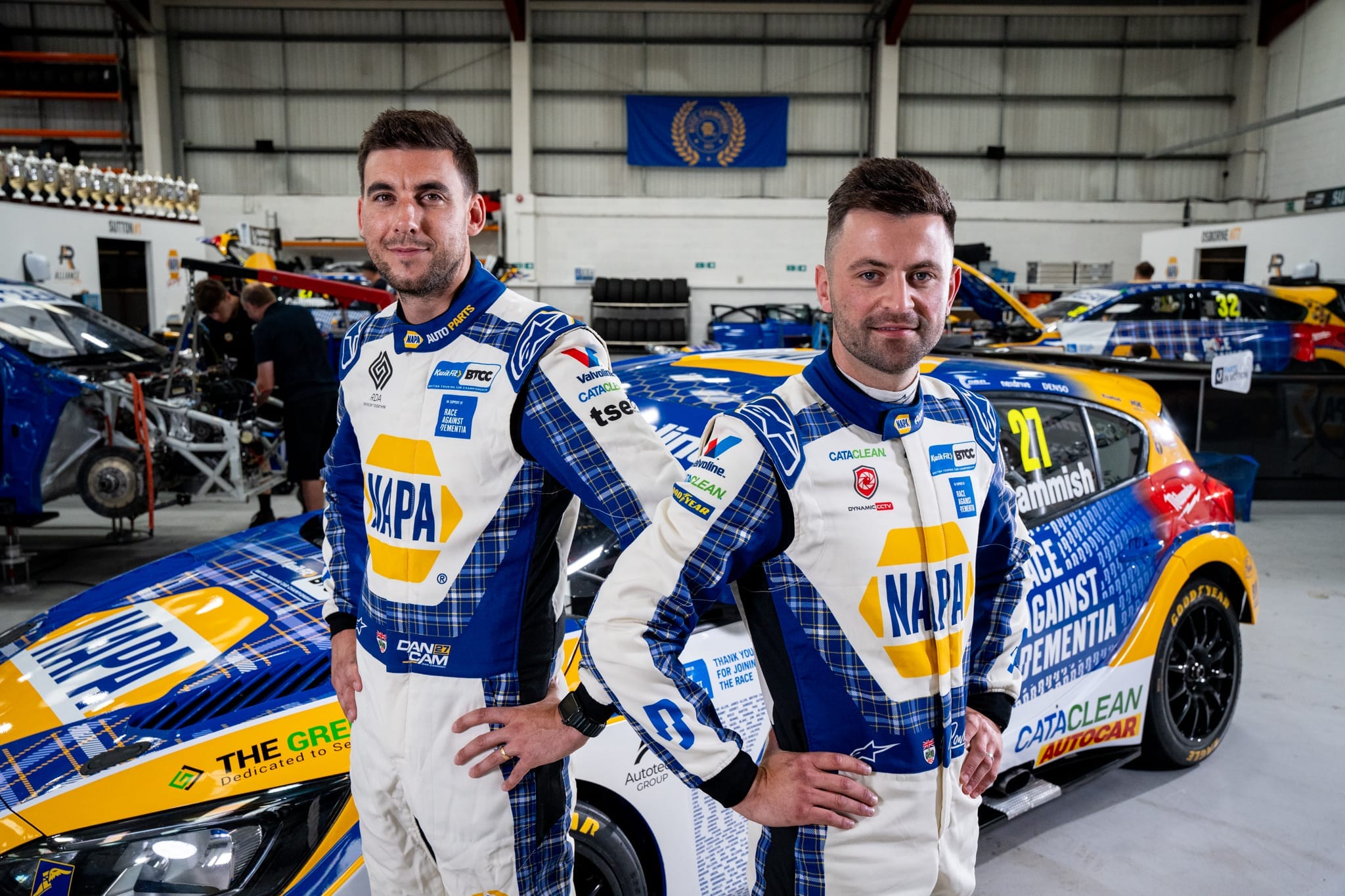 NAPA Racing UK Reveal New Livery In Support Of Race Against Dementia • BTCC