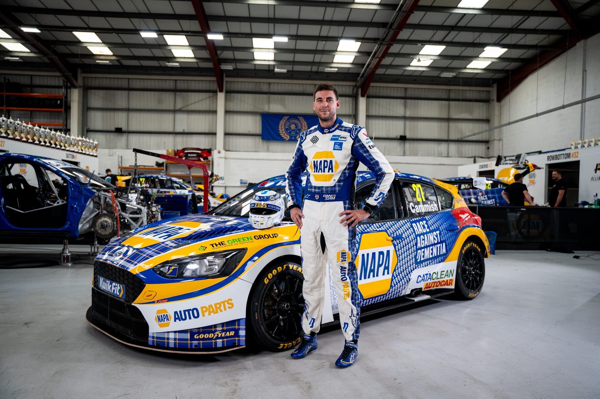 NAPA Racing UK Reveal New Livery In Support Of Race Against Dementia • BTCC
