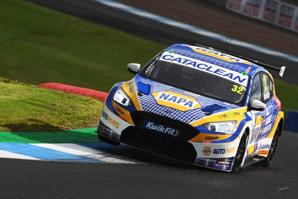 Rowbottom Romps Clear After Late Slick Run • BTCC