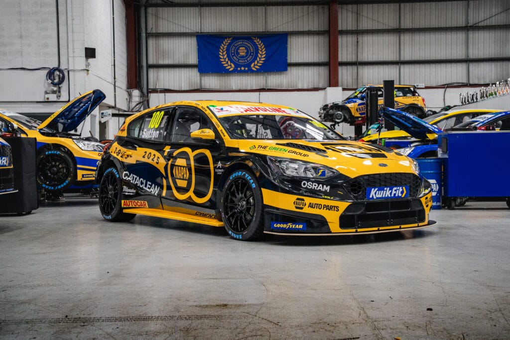 NAPA Racing UK Unveil Special Centenary Livery • BTCC